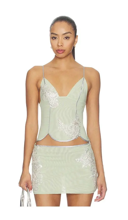 I.AM.GIA X Jiji Applique Cami - Mint