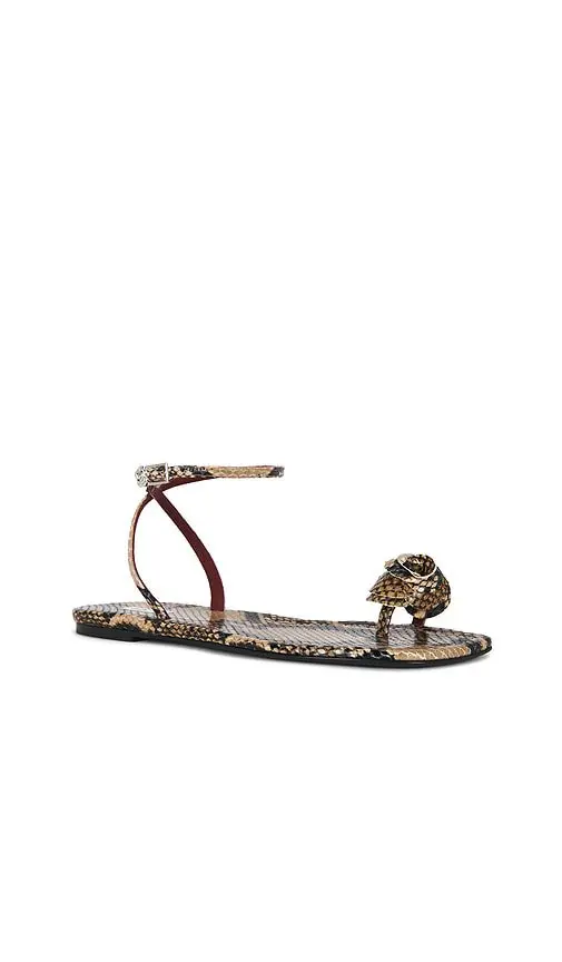 Magda Butrym Rose Sandal In Brown