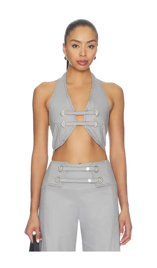 BY.DYLN X Emmett Top In Grey