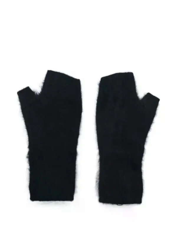 THOM KROM Brushed Cashmere Fingerless Gloves