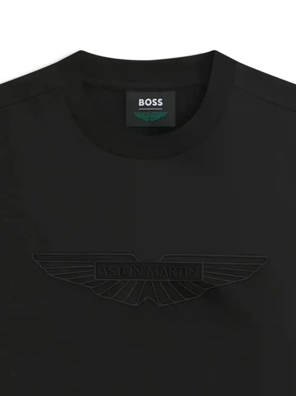 BOSS X Aston Martin Logo-detail T-shirt - Black