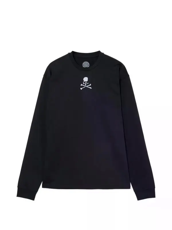 MASTERMIND WORLD Skull-print Long-sleeve T-shirt - Black
