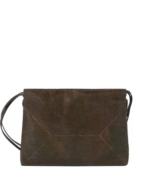 Brunello Cucinelli Pouch Bag In Lizard-effect Calfskin