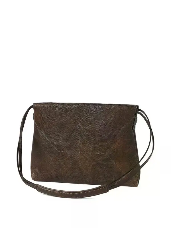 Brunello Cucinelli Pouch Bag In Lizard-effect Calfskin