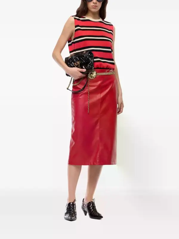 Pinko Striped Knitted Vest