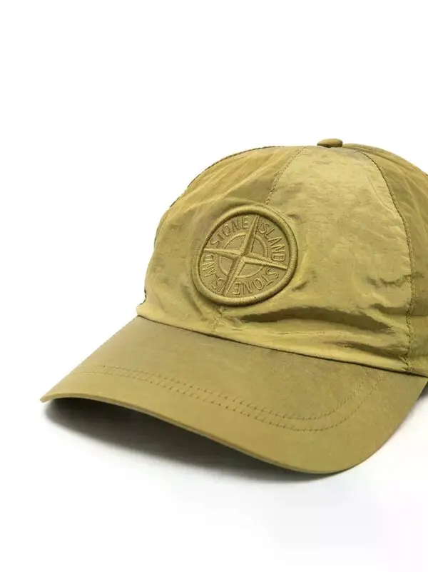 Stone Island Compass Patch Baseball Cap - Green