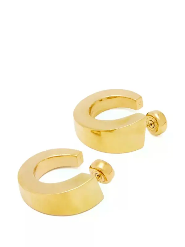 Amina Muaddi Anok -tone Hoop Earrings