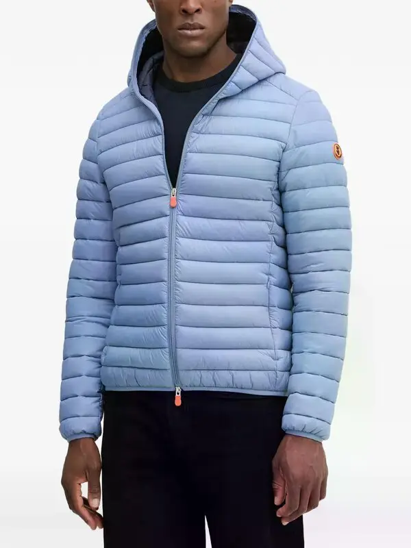 SAVE THE DUCK Hooded Padded Jacket With Zip Fastening