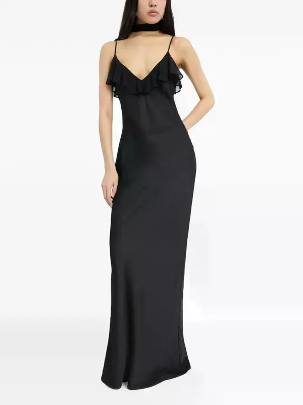 ROTATE BY BIRGER CHRISTENSEN V-neck Slip Dress