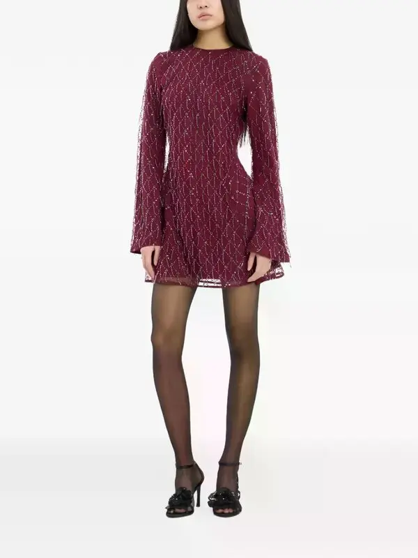 ROTATE BY BIRGER CHRISTENSEN Sequin Embellished Mini Dress