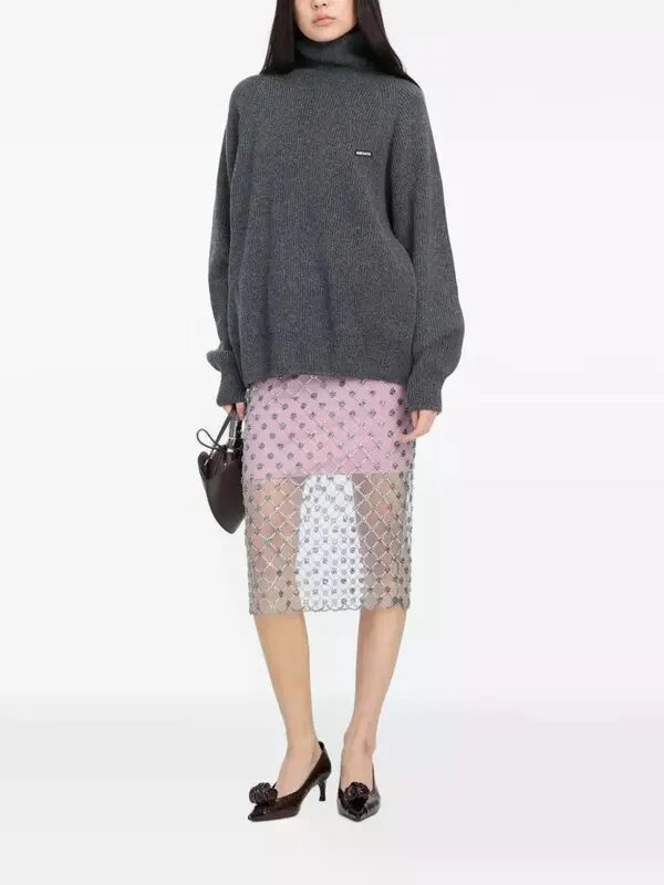 ROTATE BY BIRGER CHRISTENSEN Knit Highneck Sweater