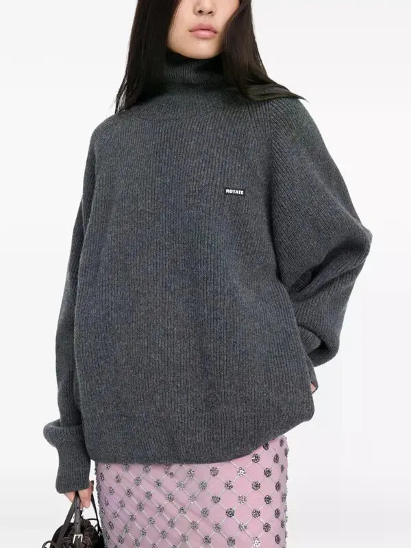 ROTATE BY BIRGER CHRISTENSEN Knit Highneck Sweater