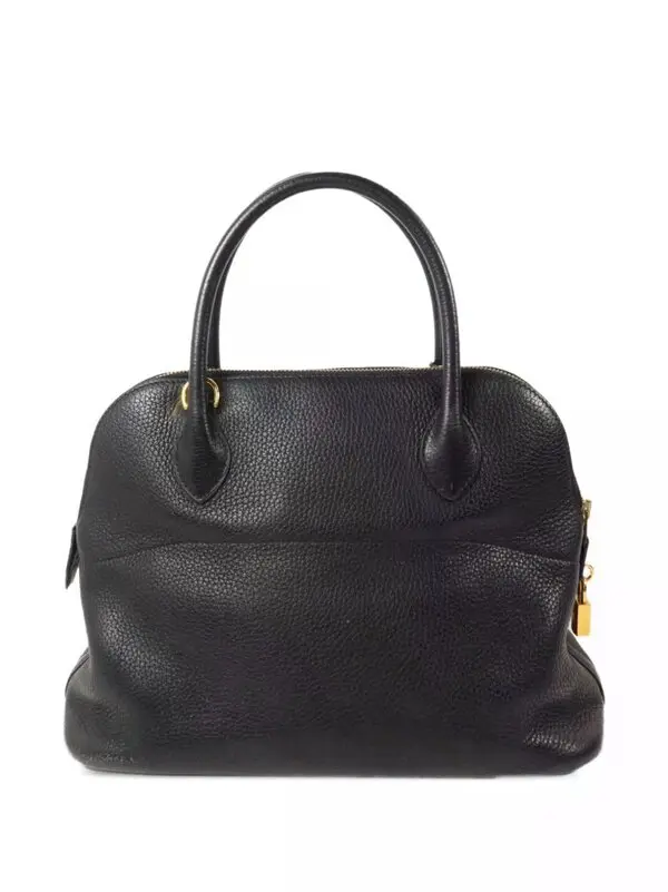 Hermès Bolide 31 Leather Shoulder Bag - Black