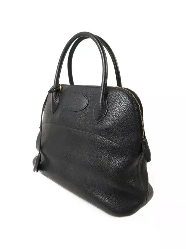 Hermès Bolide 31 Leather Shoulder Bag - Black