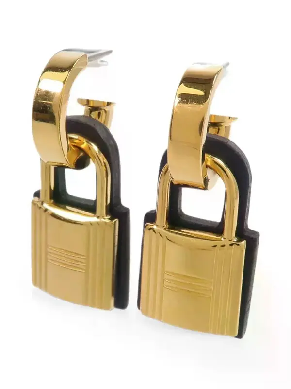 Hermès O'kelly Padlock Pendant Earrings