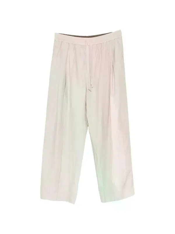 ZIGGY CHEN Thin-stripe Drawstring Trousers