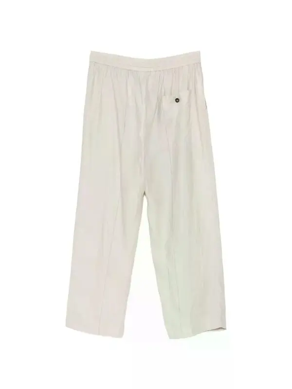 ZIGGY CHEN Thin-stripe Drawstring Trousers