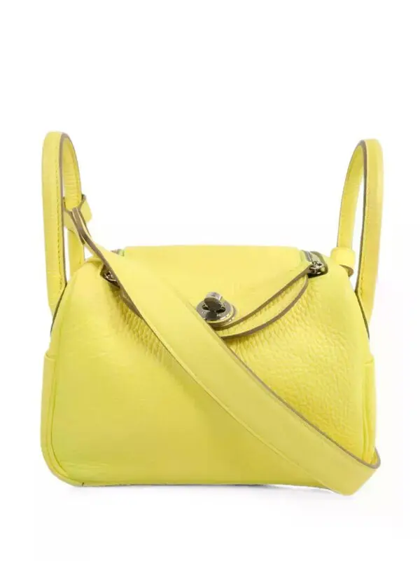 Hermès Mini Lindy Tote Bag - Yellow