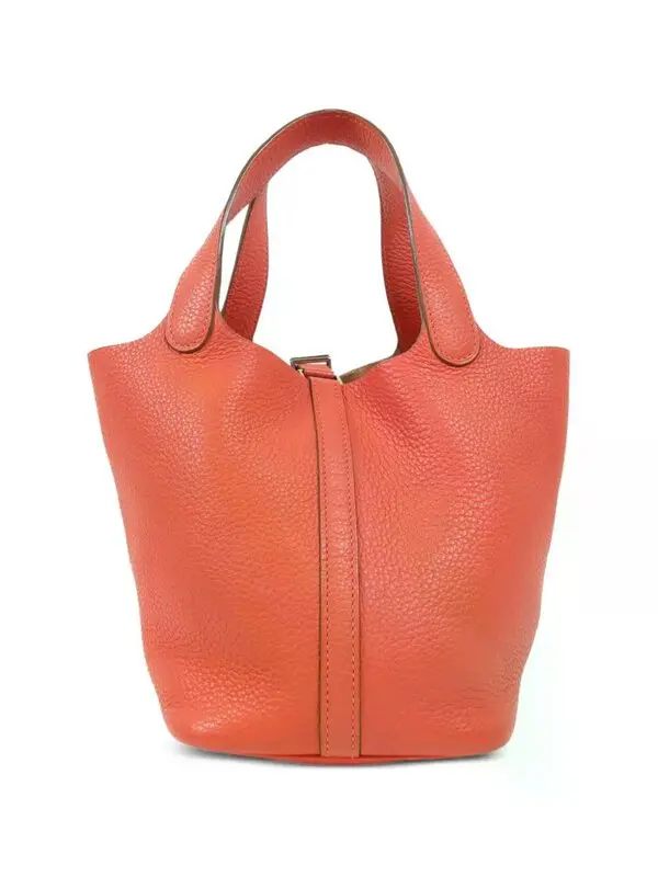 Hermès Picotin Leather Tote Bag - Pink