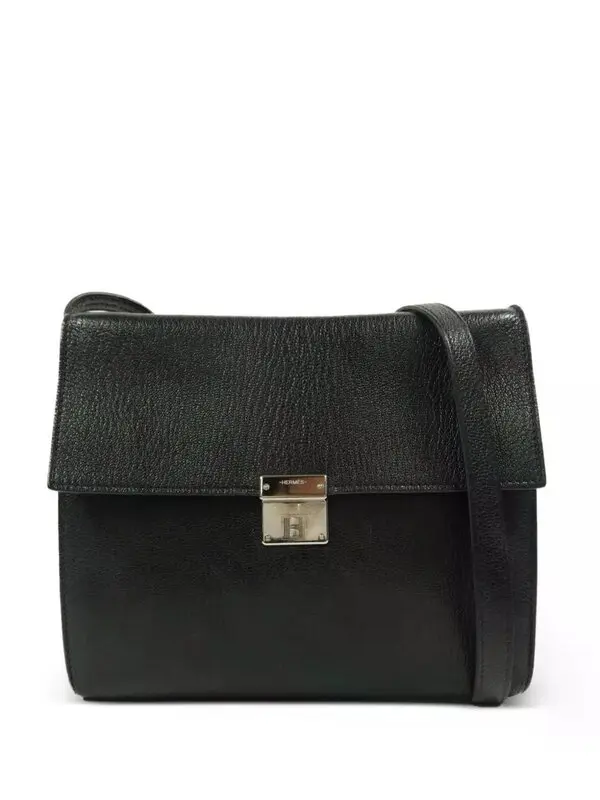 Hermès Clic 16 Calf Leather Shoulder Bag - Black