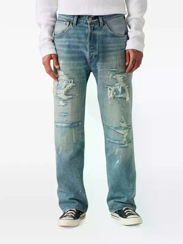 LEVI'S 501 Loose Distressed Jeans