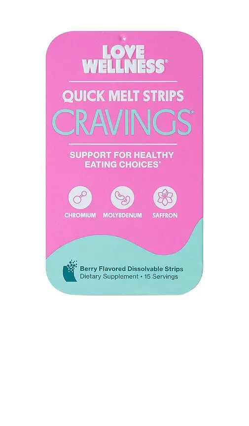 LOVE WELLNESS Quick Melt Strips Cravings - N,a