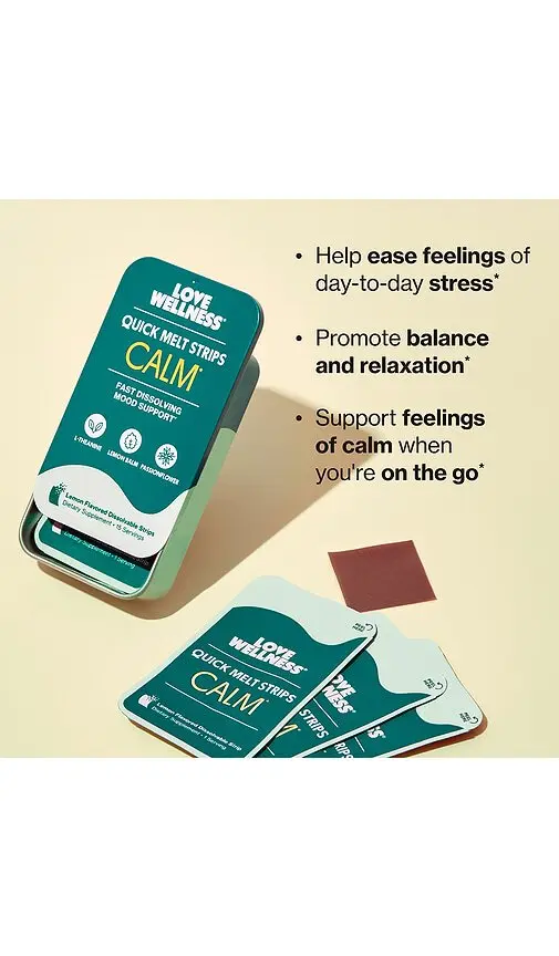 LOVE WELLNESS Quick Melt Strips Calm