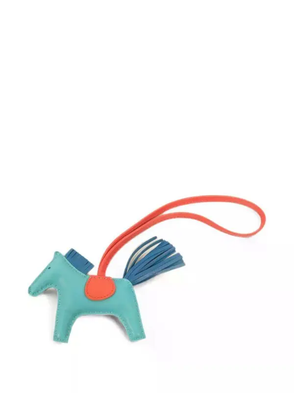 Hermès Pm Milo Rodeo Horse Charm - Blue