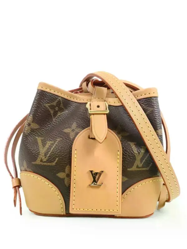 LOUIS VUITTON Noe Monogram Shoulder Bag - Brown