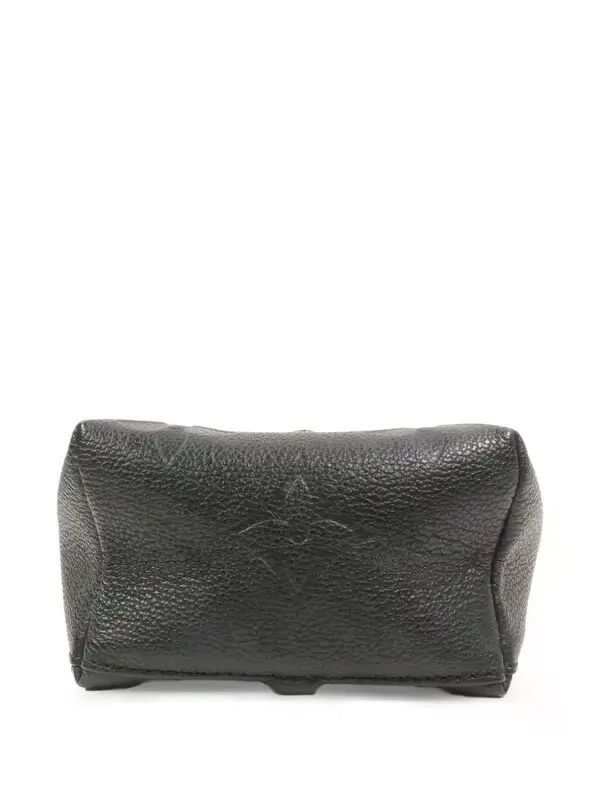 LOUIS VUITTON Monogram Empreinte Leather Backpack - Black