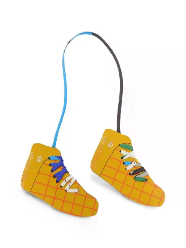 Hermès Everlisse Chevre Mysore Sneakers Charm - Yellow