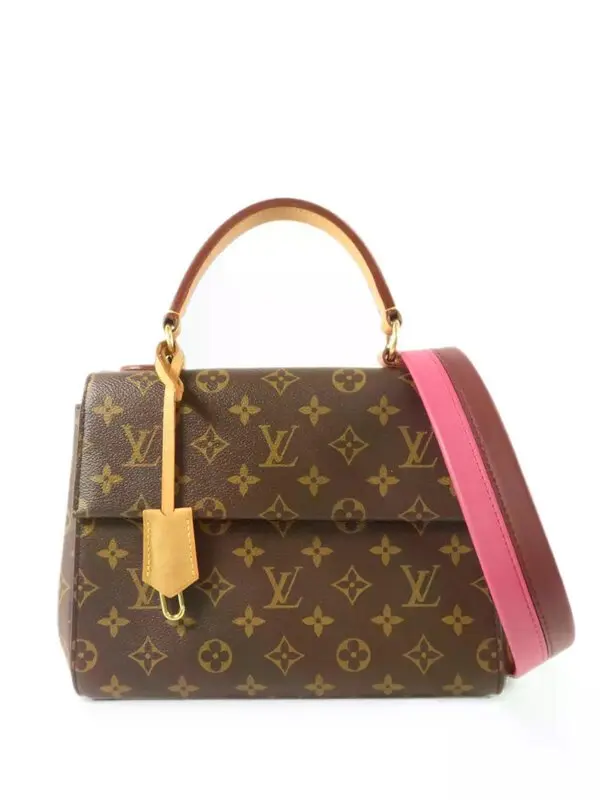LOUIS VUITTON Monogram Canvas Bb Cluny Tote Bag - Brown