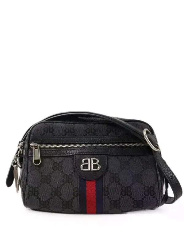 Balenciaga X Gucci Bb Monogram Shoulder Bag