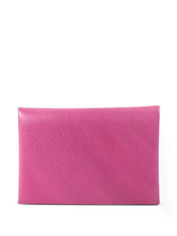 Hermès Calvi Duo Card Holder - Pink