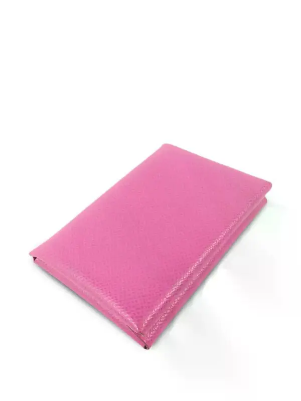 Hermès Calvi Duo Card Holder - Pink