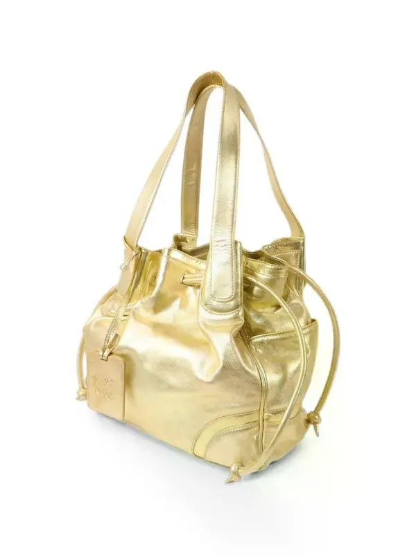 Loewe Drawstring Leather Shoulder Bag