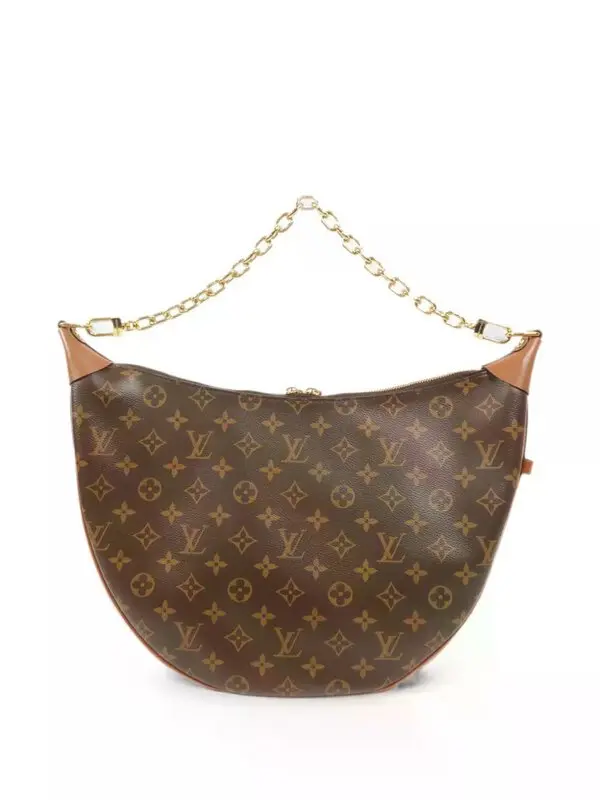 LOUIS VUITTON Monogram Crescent-shape Hobo Shoulder Bag