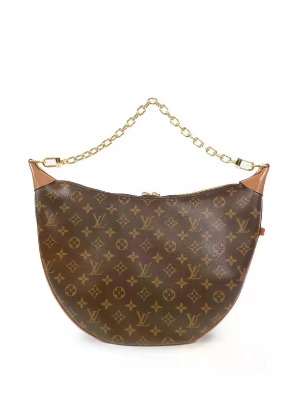 LOUIS VUITTON Monogram Crescent Hobo Shoulder Bag