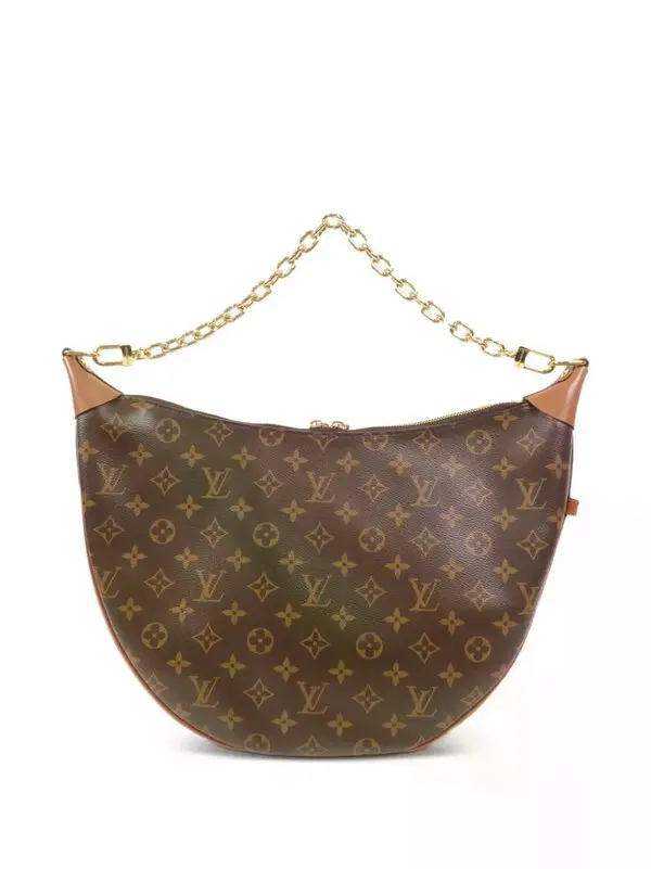 LOUIS VUITTON Monogram Crescent Hobo Shoulder Bag