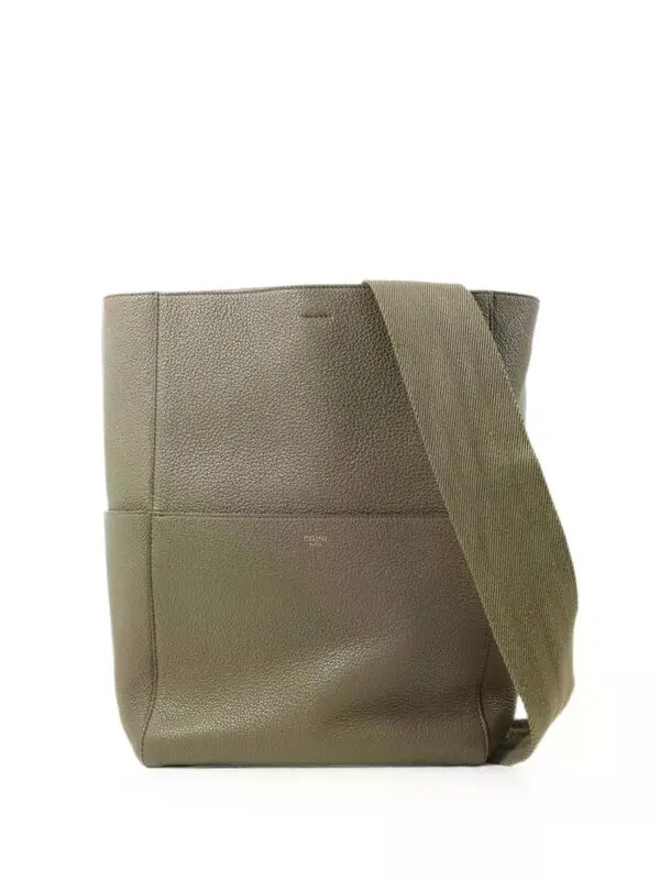 Celine Large Sangle Bucket Bag - Grey