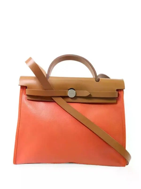 Hermès Herbag Pm Two-way Handbag - Orange