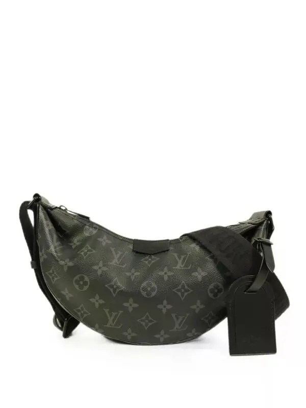 LOUIS VUITTON Monogram Eclipse Hamac Shoulder Bag - Black