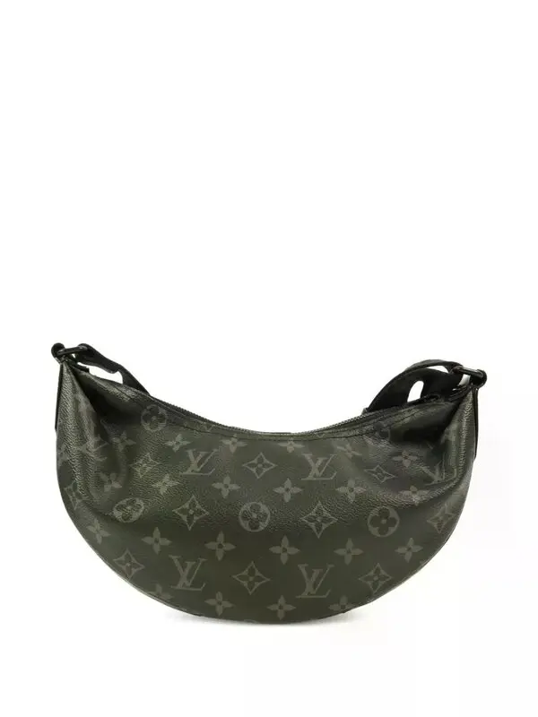 LOUIS VUITTON Monogram Eclipse Hamac Shoulder Bag - Black