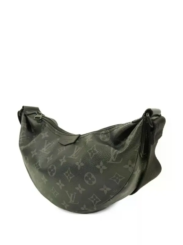 LOUIS VUITTON Monogram Eclipse Hamac Shoulder Bag - Black