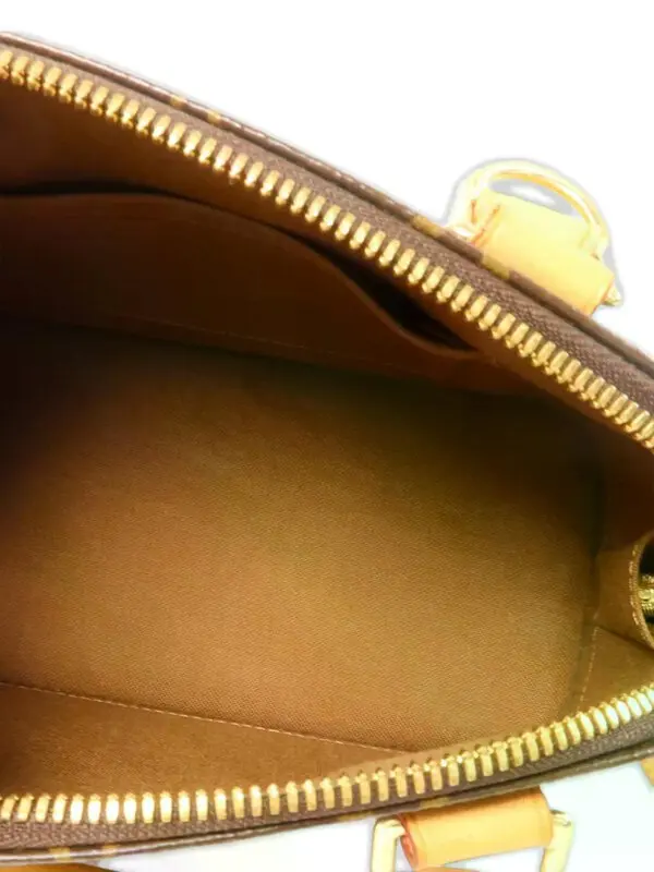 LOUIS VUITTON Monogram Canvas Bb Alma Handbag - Brown
