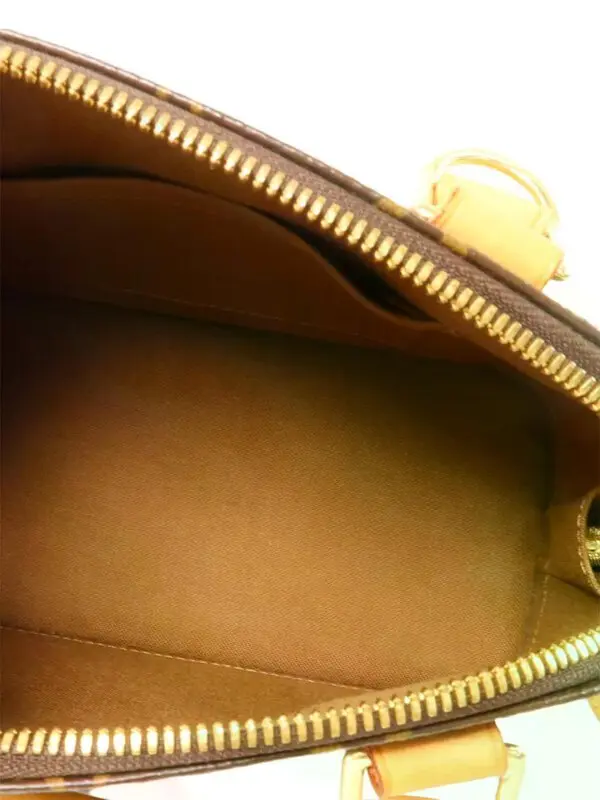 LOUIS VUITTON Monogram Canvas Bb Alma Handbag - Brown