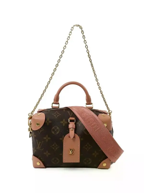 LOUIS VUITTON Monogram Canvas Petite Malle Souple Mini Bag - Brown