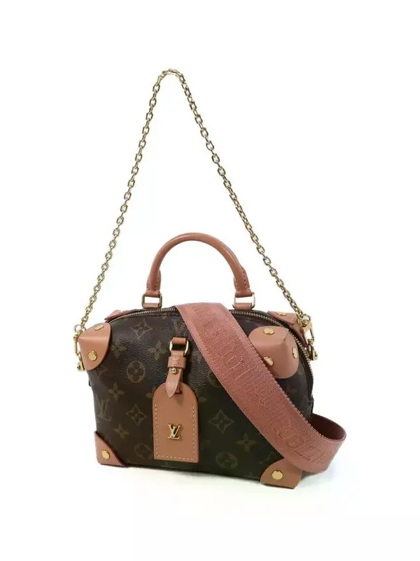 LOUIS VUITTON Monogram Canvas Petite Malle Souple Mini Bag - Brown