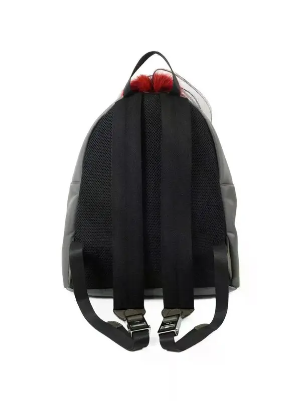 Fendi Monster Fur-trim Backpack