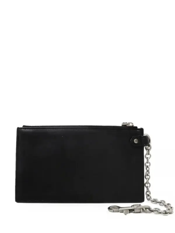 Bottega Veneta Chain-link Leather Clutch Bag